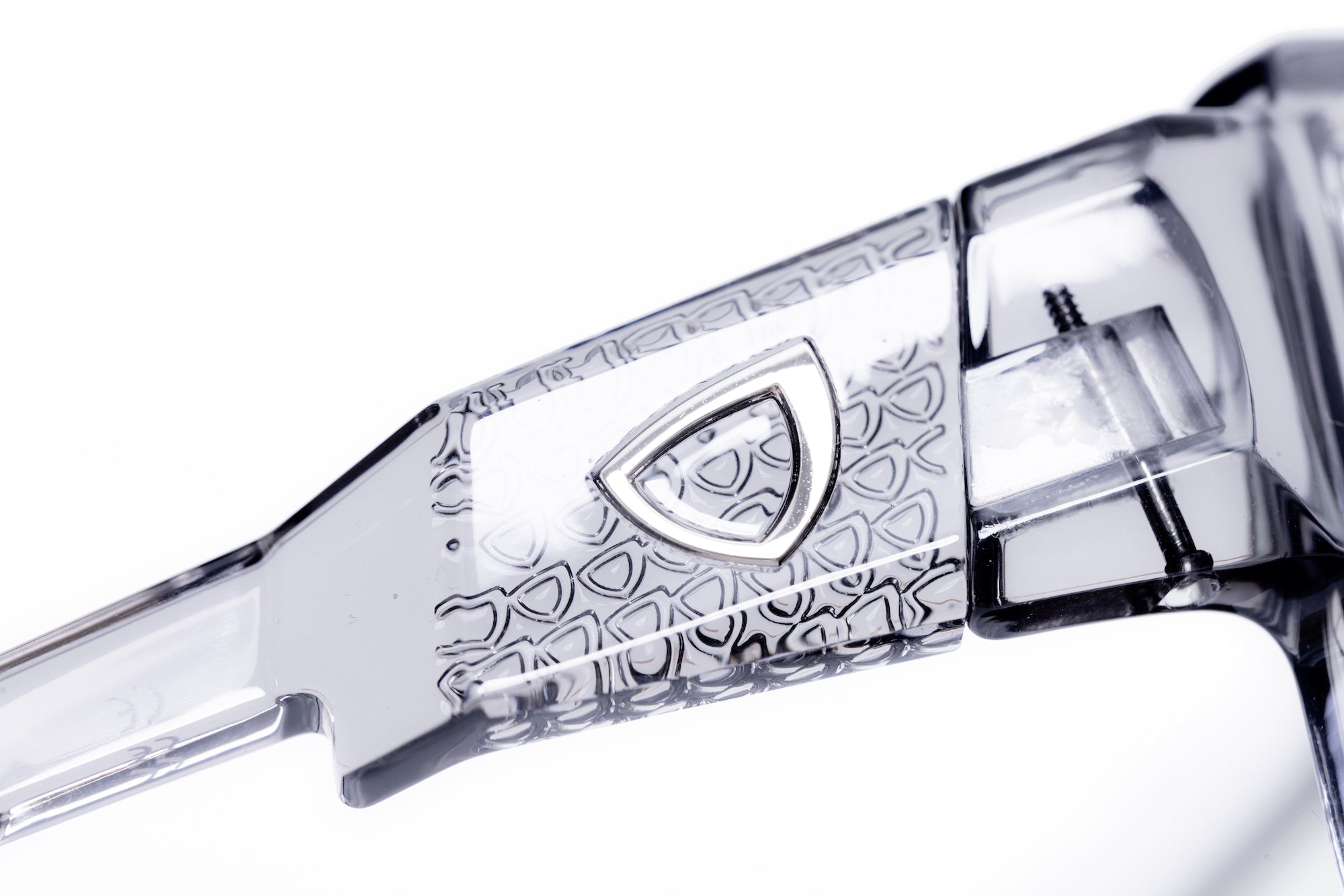 SPATZ "SHIELD" Glasses - Translucent Ice Grey #SHIELD – SpatzWear