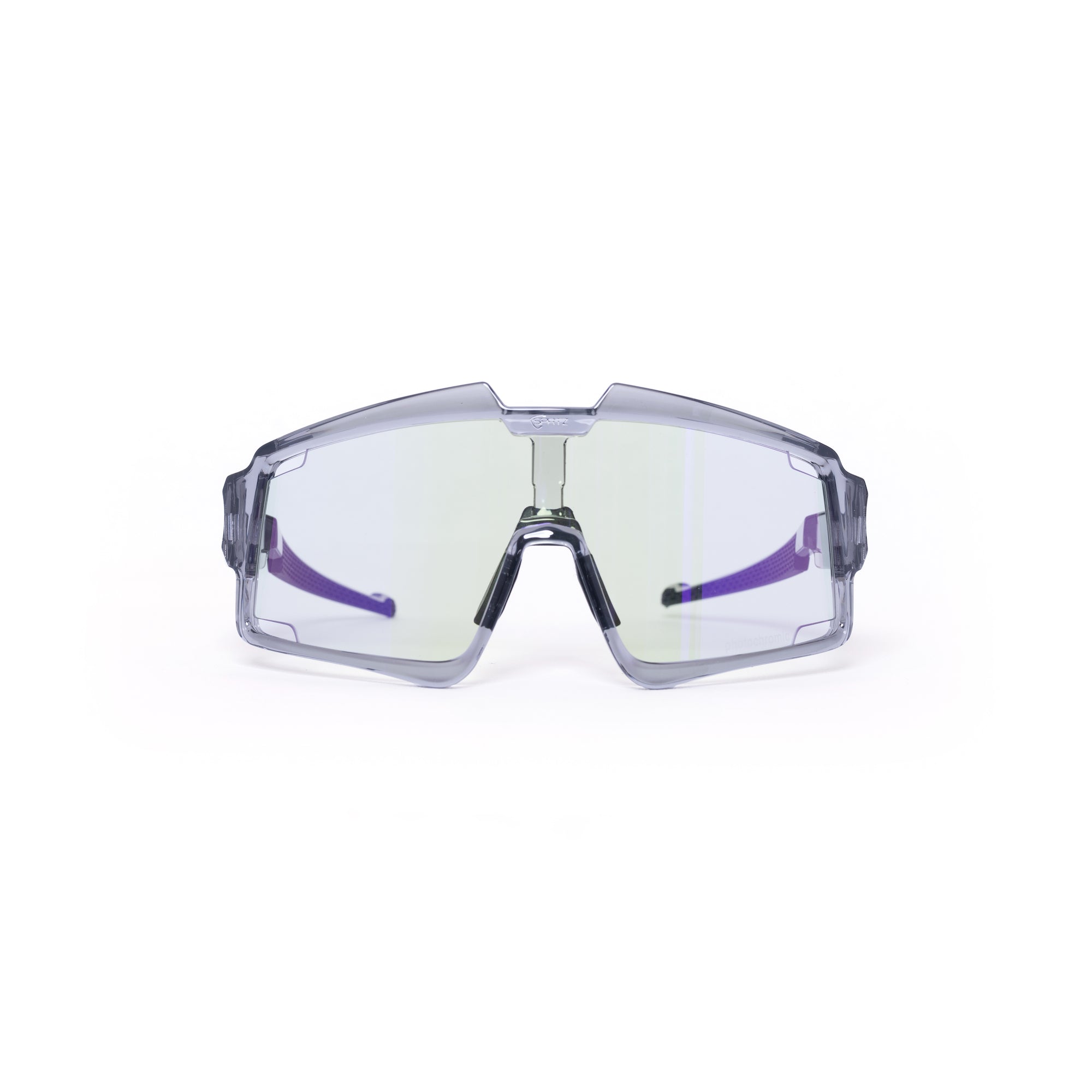 SPATZ "SHIELD" Glasses - Translucent Ice Grey #SHIELD – SpatzWear