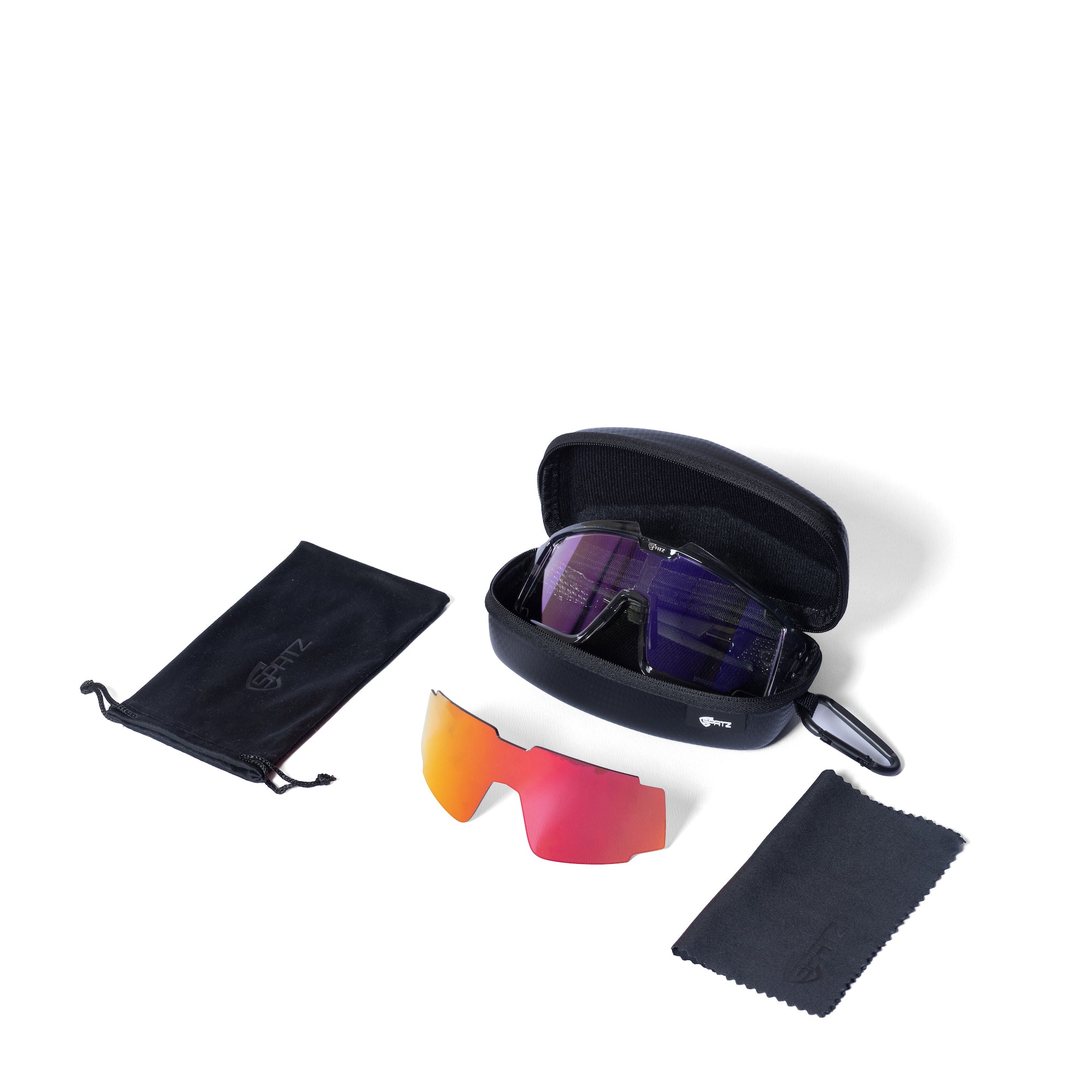 SPATZ "SHIELD" Glasses - Translucent Ice Grey #SHIELD – SpatzWear