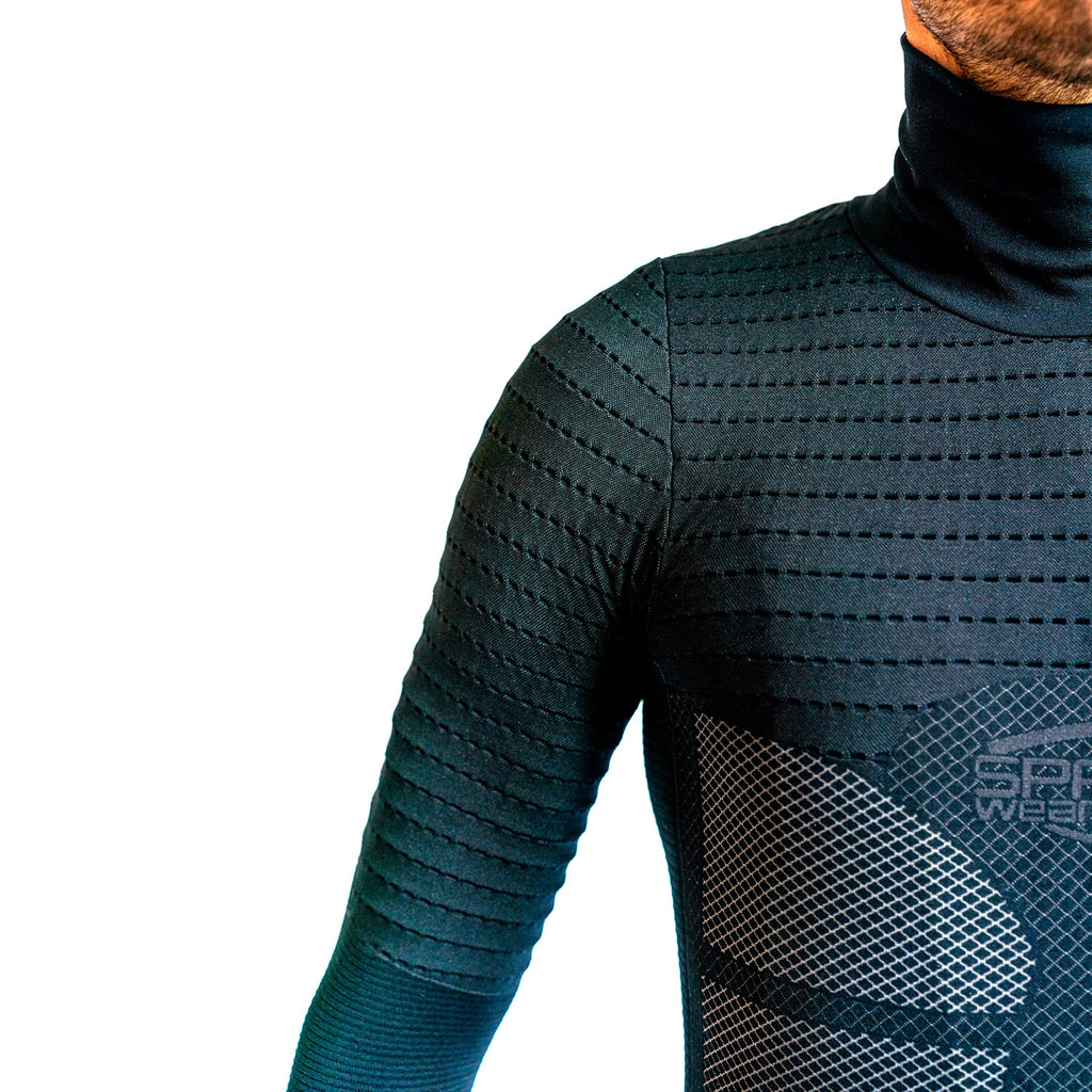 SPATZWEAR - 'BASEZ 2' Winter Cycling Base layer | Black – SpatzWear